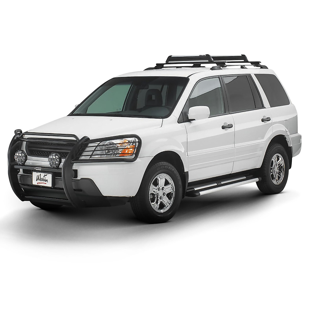 Westin 27-6110 Brushed Aluminum Step Boards for Trucks and SUV's 69"