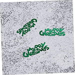 NOLITOY Merry Christmas Confetti Christmas Tree Confetti Christmas Tree Decoration Ornaments Metallic Confetti Xmas Tree Confetti Glitter Confetti for Christmas Nativity Decor Flash Crafts