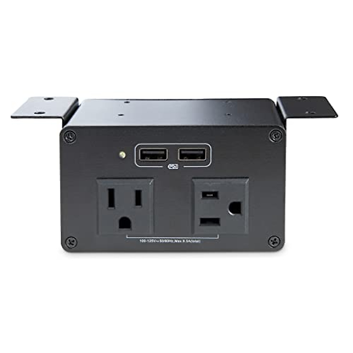 StarTech.com Power Outlet Module for Conference Table Connectivity Box - 2X AC Power and 2X USB-A - Power and Charging Hub (MOD4POWERNA)