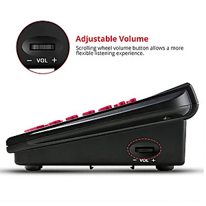 AGPtEK Upgraded Call Center Phone, Corded Telephone with Binaural Headset & Dialpad for House Call Center Office - Noise Cancellation