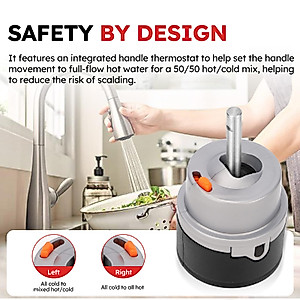 RP50587 Single Handle Cartridge Valve For Delta DST Single Handle Kitchen and Lavatory Faucets, Repair Parts Universal Faucet Diamond Seal Technology Models with Allen Wrench (RP50587)