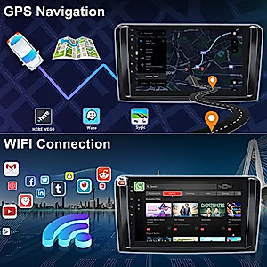 Android 9 Car Radio Stereo for Mercedes Benz W164 X164 ML350 ML500 ML280 GL320 GL350 GL450 2005-2011,Car Multimedia Player FM/RDS Mirror Link/WiFi/GPS