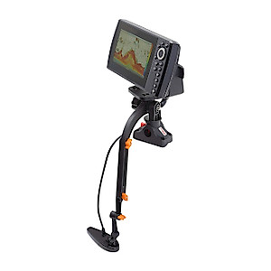Extreme Max 3006.8669 Universal Fish Finder Head Unit & Transducer Arm Rod Holder Mount for SUPs & Kayaks, Black