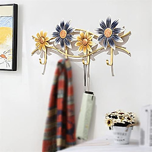 XDCHLK Door Key Hook, Door, Wall Hanging Rack, Art Decoration Rack, Porch, Creative Wardrobe, Hanger