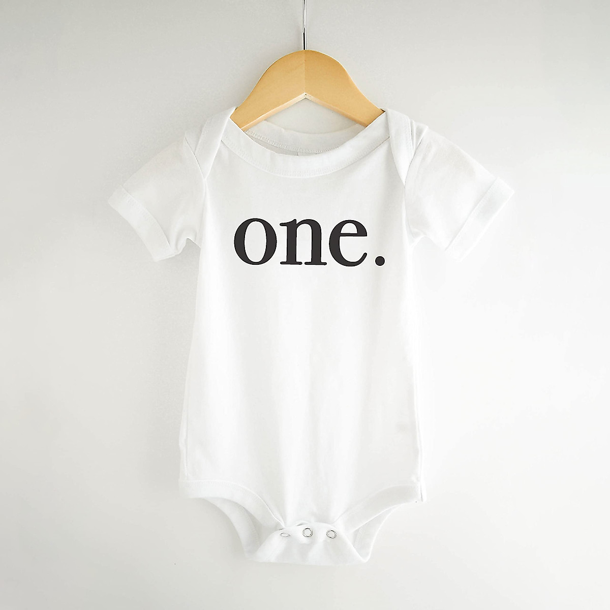 Bump and Beyond Designs Boy 1st Birthday Shirt Baby Boy First Birthday Outfit (12-18 Months) White/Black