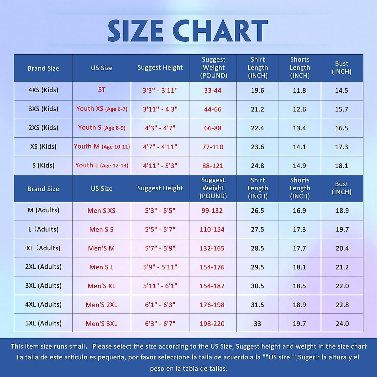 LAIFU Custom Soccer Jersey for Kids Soccer Uniforms for Men Women with Name Team Number Logo Sapphire Blue 4X-Small