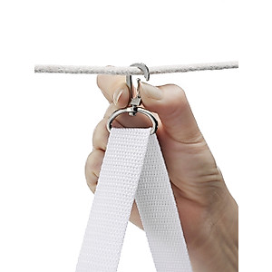 Whitmor Pop and Fold Clothespin Bag White