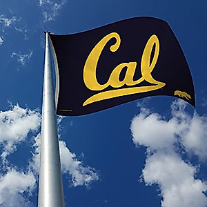 NCAA Cal Berkeley Golden Bears 3' x 5' Banner Flag - Single Sided - Indoor or Outdoor - Home Décor Made By Rico Industries