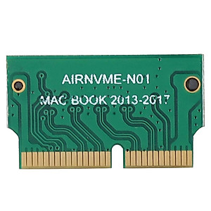 ASHATA Hard Disk to NVME SSD Adapter Concerter Card for 2013 2014 2015 MAC Book Air A1465 A1466 and for MacBook Pro A1398 A1502 SSD.