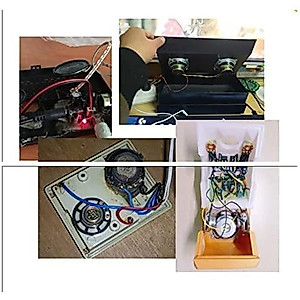 Heyiarbeit 2Pcs 5W 8 Ohm DIY Magnetic Speaker Audio Speakers 66mm Diameter Round Shape Replacement Loudspeaker