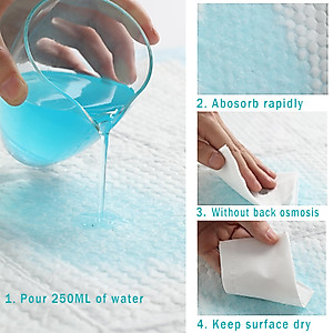 Nihao Honey Disposable Changing Pad for Baby, 20 Pack Portable Diaper Changing Pad Liner Baby Changing Pad Waterproof Underpads (Pink, 13x18 Inch)