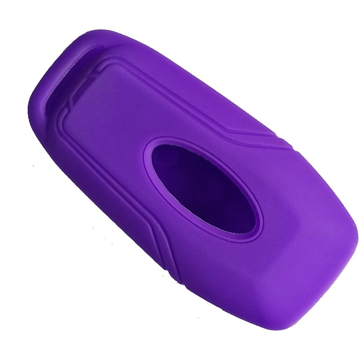 Qty(2) Alegender 5 Buttons Rubber Smart Key Cover Jacket Glove Holder for Ford Fusion Explorer F-150 Mustang Lincoln MKZ MKC Fob Remote