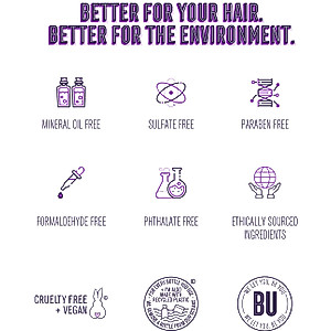 BOLD UNIQ Purple Shampoo & Conditioner Duo - Eliminates Brassy Yellow Tones. Lightens Blonde, Platinum, Ash, Silver and Grays. Paraben & Sulfate Free, Vegan and Cruelty Free.