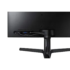 SAMSUNG 24" SR35 Series FHD 1080p Computer Monitor, 75Hz, IPS Panel, HDMI, VGA (D-Sub), VESA Compatible, 3-Sided Border-Less LS24R356FZNXZA, Black
