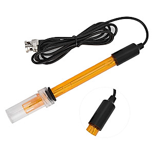 Electrode Probe, 1999mV ORP Replacement Prob, Good Electrical Conductivity, Suitable for ORP Instruments Controllers with BNC Connectors.