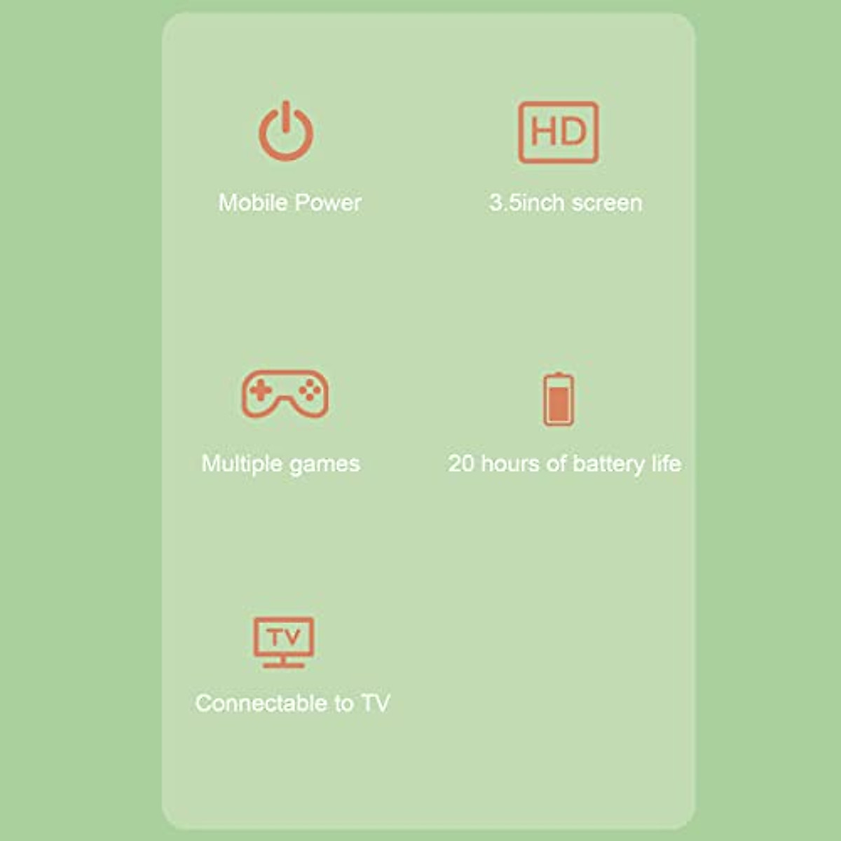 Hosi Handheld Game Console Color Screen Handheld Game Machine Multiple Easy Games for Kids