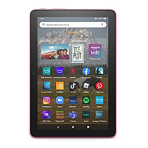 Certified Refurbished Kindle (2022 release) - Amazon Fire HD 8 tablet, 8” HD Display, 64 GB, 30% faster processor, designed for portable entertainment, (2022 release), Rose