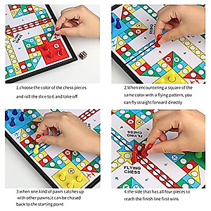 Andux Foldable Magnetic Flying Chess Portable Board Game Set CXYXQ-03 2506