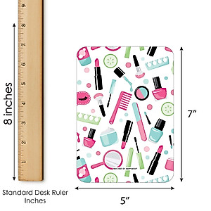 Big Dot of Happiness Spa Day - Bingo Cards and Markers - Girls Makeup Party Bingo Game - Set of 18