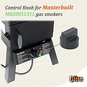 Qfire 911060014 - Control Knob Compatible with Masterbuilt 20051311 gs30d 2-Door Propane Gas Smoker