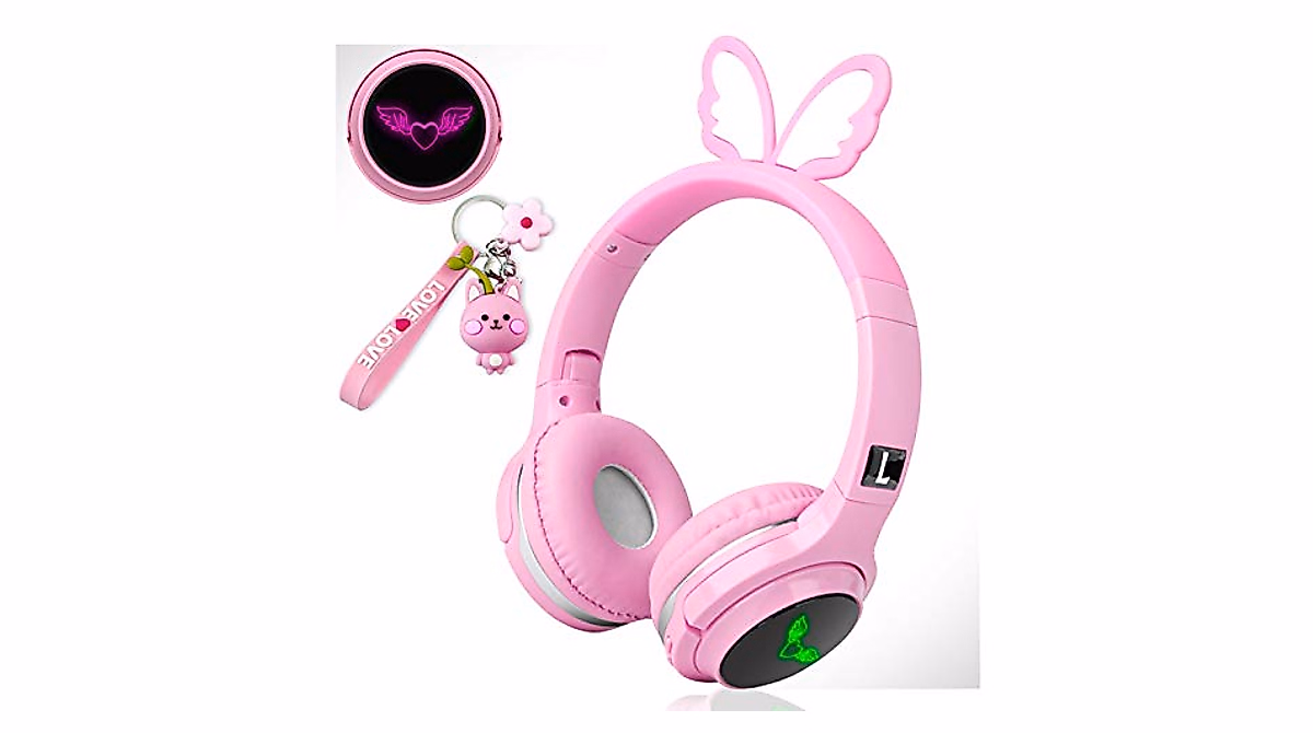 Pink Wireless Headphones for Kids - Fun & Stylish Sound