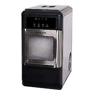 Frigidaire EFIC235-AMZ Countertop Crunchy Chewable Nugget Ice Maker, 44lbs per day, Self Cleaning Function