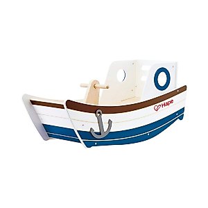 Hape Wooden High Seas Toddler Rocking Ride-On| Early Explorer Wooden Rocker Rocking Ride for Toddlers