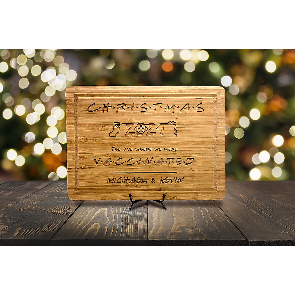 Merry Happy Christmas Tree Design Decorations for Kitchen, Personalized Gift for Couples and Family, Engraved Christmas Home Decor and Cutting Board, Christmas Gift for Grandma, Mom, Mother, Mama