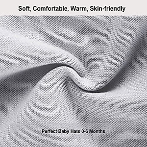 TRENSOM Newborn Hats for Boys Girls Infant Beanie Baby Boy Hats Baby Girl Hats 0-6 Months, Newborn Beanie Preemie Hats Bears Beanie Newborn Caps