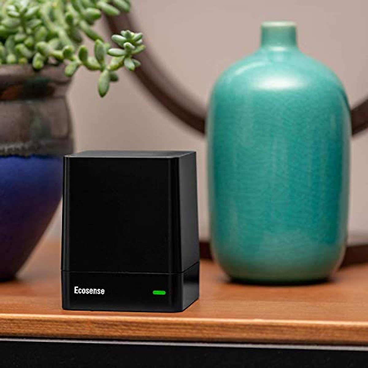 Ecosense EQ100 EcoQube, Smart Continuous Radon Detector for Home, Easy to Use, Accurate, Wi-Fi, USA Version pCi/L