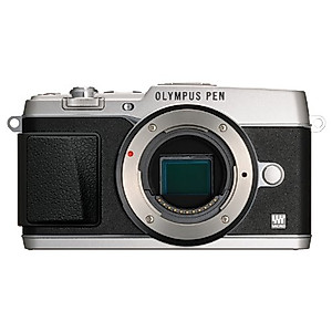 OLYMPUS Micro Four Thirds PEN E-P5 Silver E-P5 BODY SLV - International Version (No Warranty)