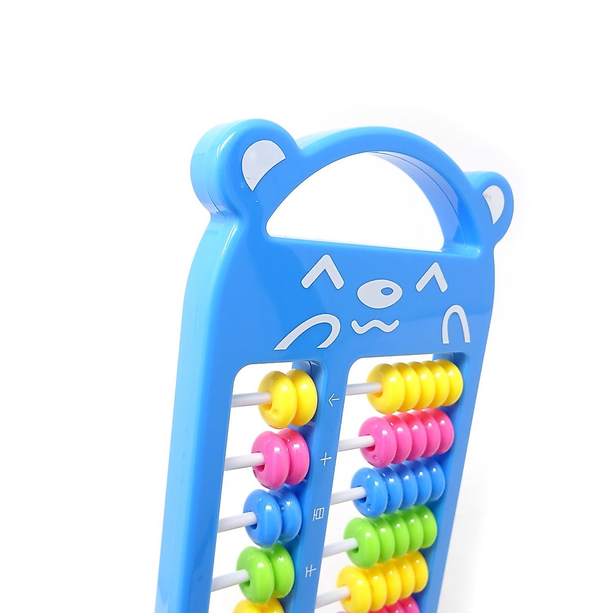 Honbay Cartoon Bear 11 Digits Plastic Chinese Abacus Soroban Arithmetic Tool Calculating Tool, Random Color