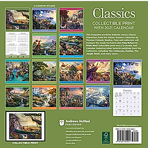 Disney Dreams Collection by Thomas Kinkade Studios: Collectible Print with 2021: Classics