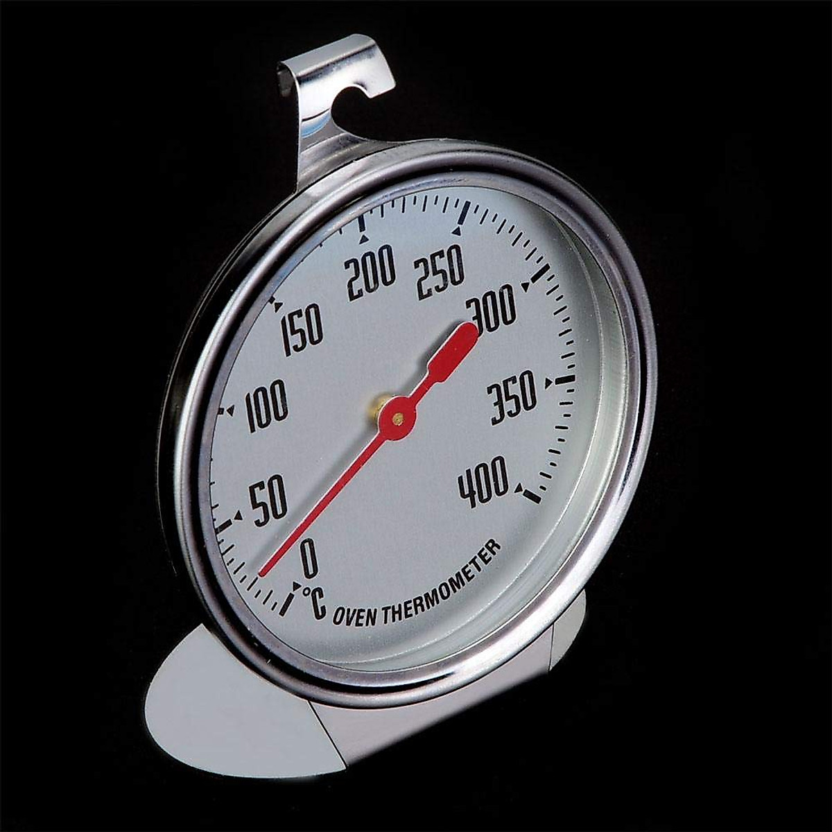 Stainless Steel Dial Oven Thermometer, Stand Up Monitoring Temperature Gauge Round Oven Displays for Home Kitchen Baking Supplies