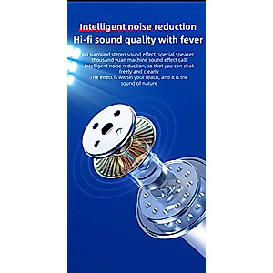 Apollo's Products Air6 Pro True Wireless Stereo Bluetooth Earbuds Noise Cancelling with Charging LED Charging Display (Compatible to iOS or Android)