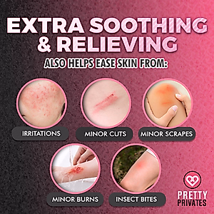 Pretty Privates Lidocaine Spray - Premium Numbing Spray for Waxing, Tattoos, Piercings, Microblading - Relief in 5-15 Mins - Maximum Strength - Topical Anesthetic - 1oz