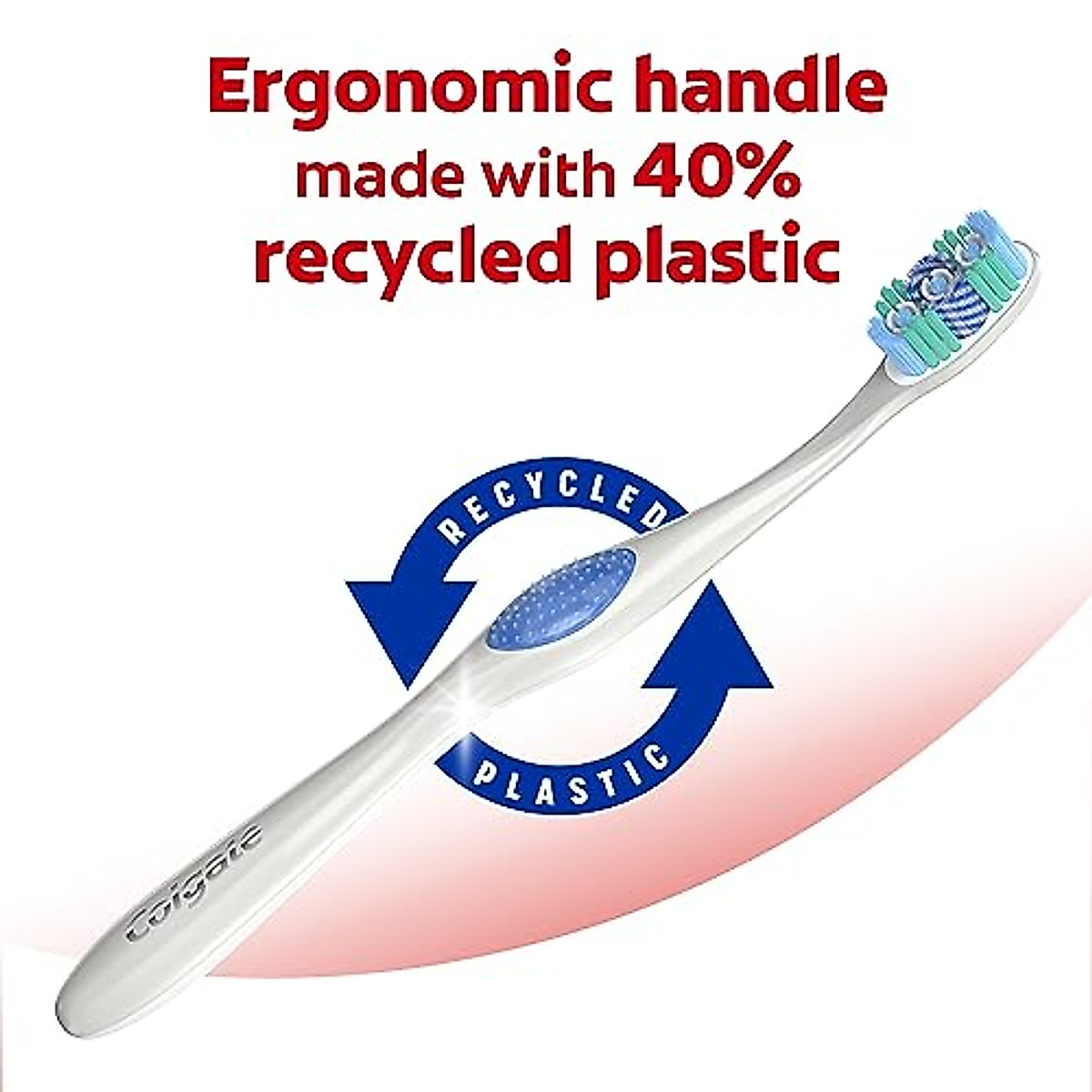 Colgate 360 Optic White Whitening Toothbrush, Soft