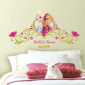 RoomMates RMK2748GM Disney Frozen Springtime Custom Headboard Peel and Stick Giant Wall Decals 40.5 " x 20.75 "