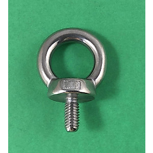 US STAINLESS Stainless Steel 316 Lifting Eye Bolt 6mm M6 Marine Grade Heavy Duty Pitch of 1