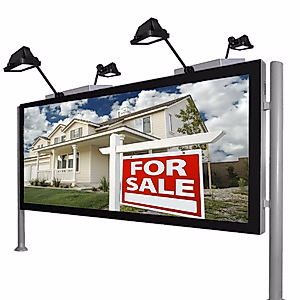 Einsamk Solar Sign Lights Outdoor, 240 LEDs Solar Sign Light, Waterproof, 12000 mAh Sign Lighting, Billboard Light, Commercial Lights for Real Estate Signs, Business, Advertisement, High Way