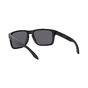 Oakley Men's OO9417 Holbrook XL Square Sunglasses, Matte Black/Prizm Black Polarized, 59 mm
