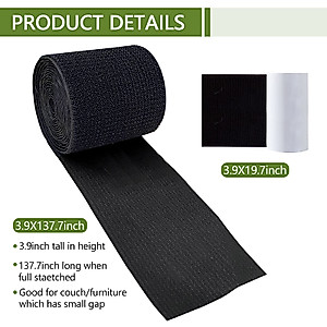 Under Couch Blocker Under Bed Blocker 4IN Toy Blockers for Furniture Bed Bumpers with Strong Adhesive, Stop Things Going Under Sofa Couch or Bed, Easy to Install