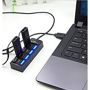 4 Port Smart Charging hub with Switch on/Off Feature per Port