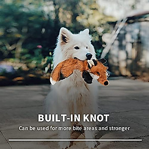 ALL FOR PAWS Squeaky Dog Toys,Animal Plush Dog Toy,Stuffed Dog Toys,Puppy Toys for Teething Small Dogs