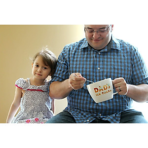 Gifts for Dad –Dad’s Ice Cream Bowl and Engraved Spoon Dad’s Ice Cream Shovel – Ideal Father’s Day Gift, Christmas Gift or Birthday Gift by Josephine on Caffeine (Dad)