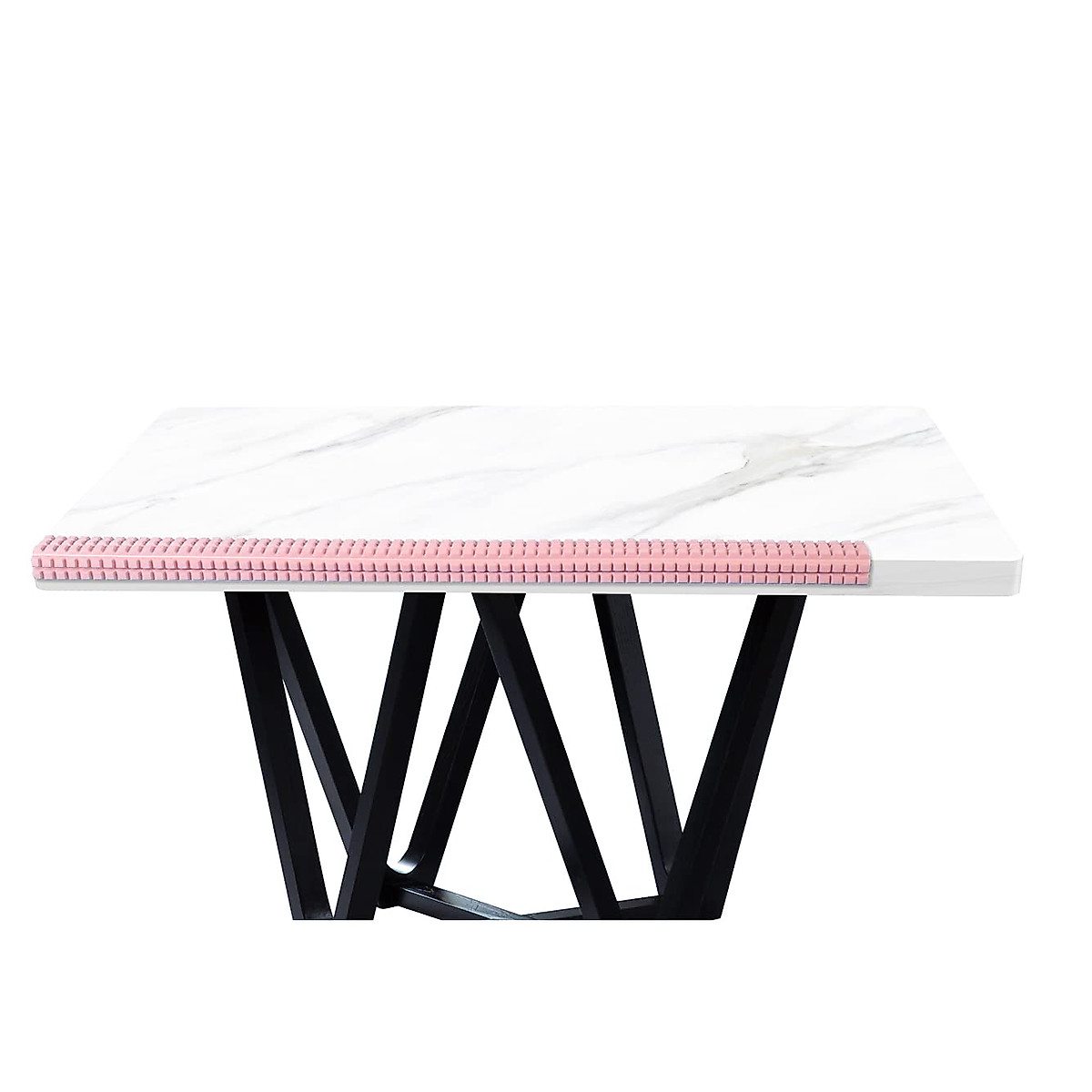 MeiGaoXin Baby Proofing Edge Corner Protector, Thick Table Bumper Guard, Soft Rubber Foam Guard, 3M PreTaped Corners, 40 inch X2 PCS, Baby Proof Corner Guard HeavyDuty. Pink