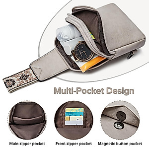 Imperial HORSE Small Crossbody Bags for Women,Sling Bag for Women Crossbody,Fanny Pack Chest Bag for Women for Walking Travel