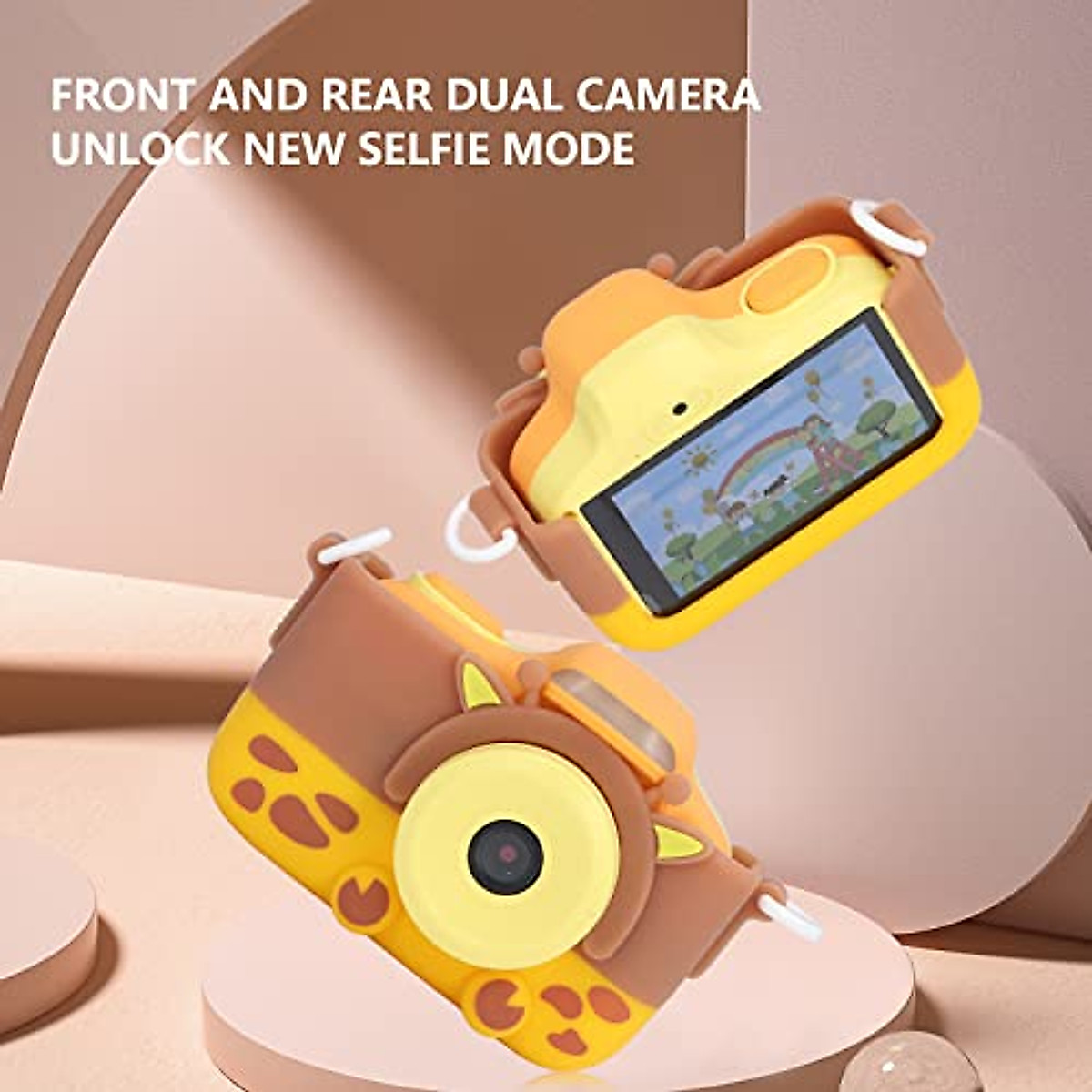 Shanrya Kids Camera, Birthday Gift Mini Digital Camera for Children's Growth