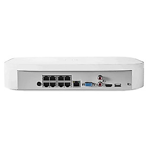 Lorex N4K2SD-84WD-2 4K 8-Channel Fusion NVR System with 4 Smart Deterrence and Mask Detection Security Cameras