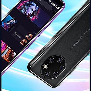 Yunseity Mini Unlocked Smartphone, Soyes S10I Facial Fingerprint Unlock Cellphone, Front 8MP Rear 13MP, Supports Dual Sim Cards, Lasting Battery, for Students Elderly (Black)